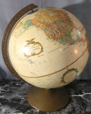 1900-Now - Vintage Replogle 12 Inch Diameter Globe