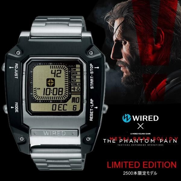 AGAM601 WIRED Metal Gear Solid The phantom pain 5 Watch Rare /2500 NEW ...