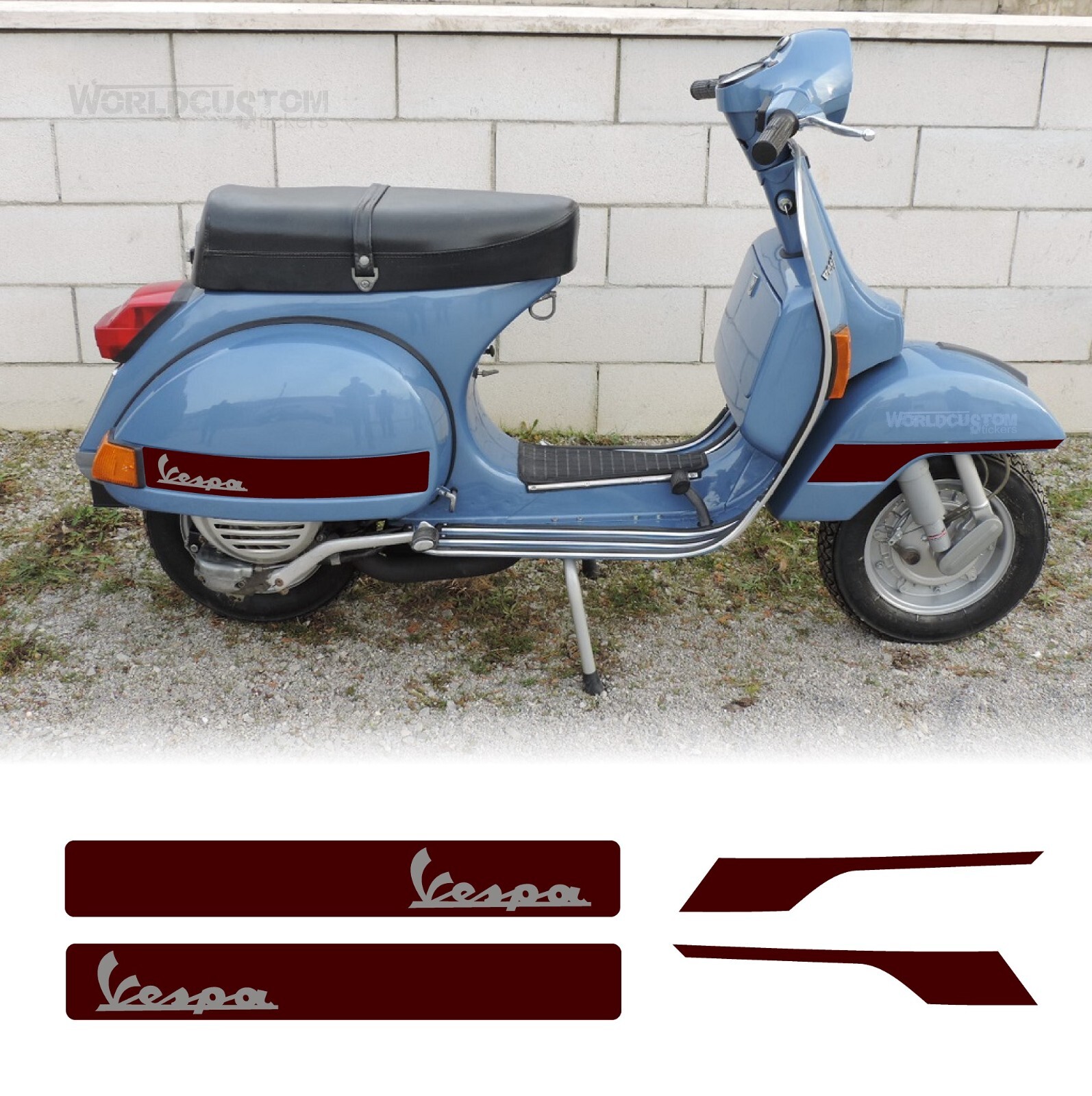 Adesivi Stickers Kit Grafica adesiva per moto Vespa PX 150 | eBay.de