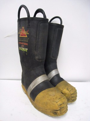 Thorogood Structural Hazmat Steel Toe Firefighter Fire Boots size 8 ...