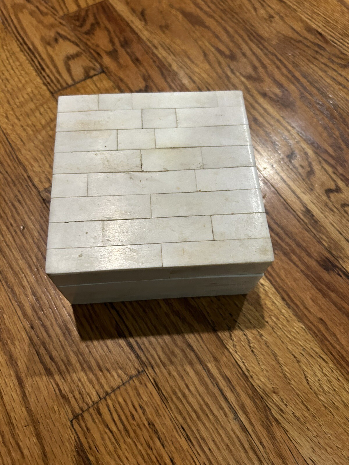 4 Piece Tile Coaster Set With Box/Lid | eBay