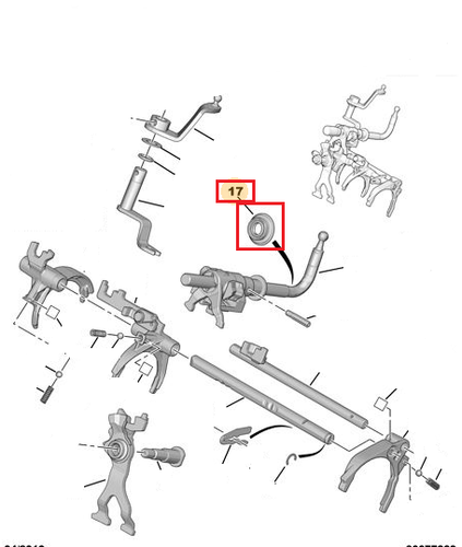 GUARNIZIONE PERNO PASS. SCATOLA COMANDO MARCE INT 2008 ORIGINALE ...