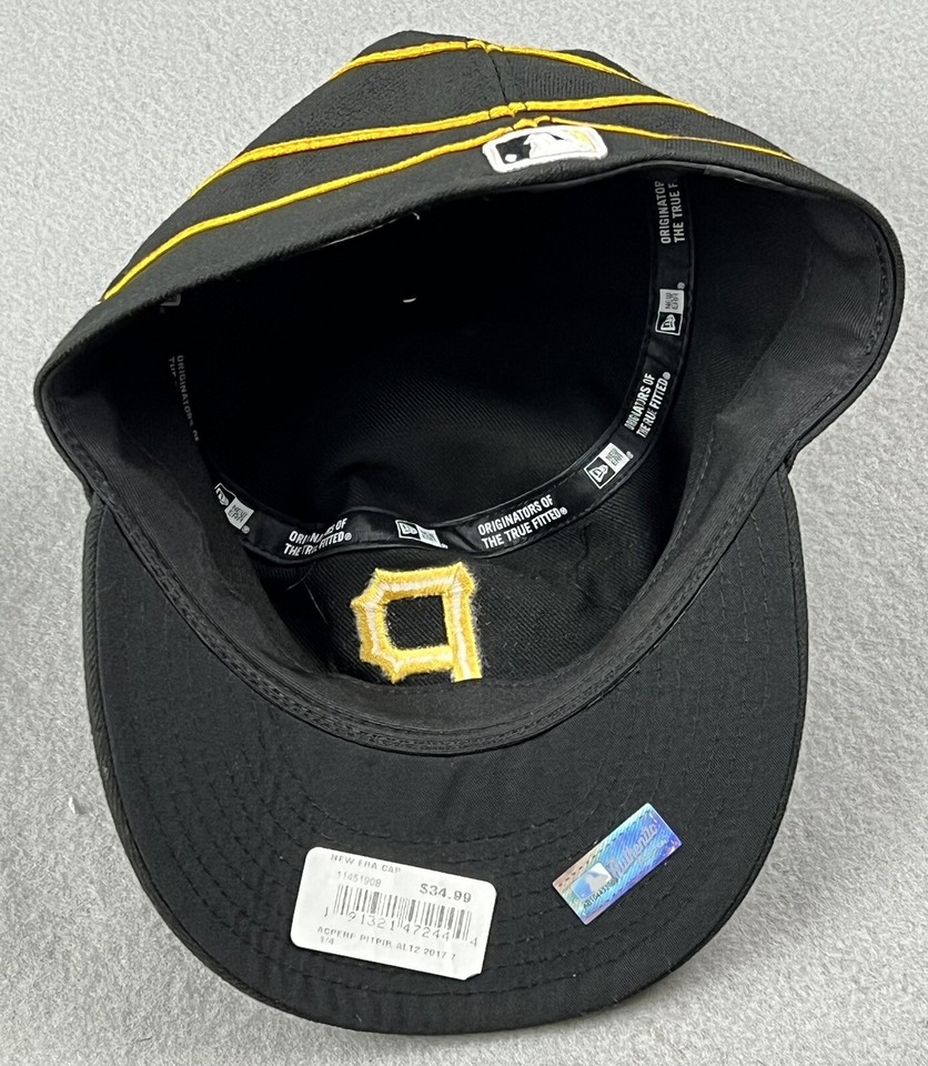 NEW ERA Pittsburgh Pirates Pillbox Throwback Black Forbes Field Era Hat ...