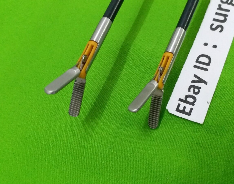 3pc Laparoscopic Bipolar Forceps 5mmx330mm with Cable Reusable ...