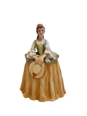 Vintage Andrea by Sadek South Lady Holding Hat Figurine #8593 | eBay