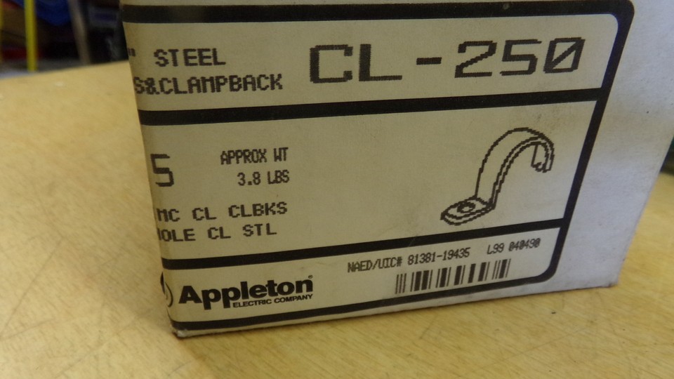 NEW Appleton CL-250, 2-1/2" Steel Clamps *Free Shipping* | eBay