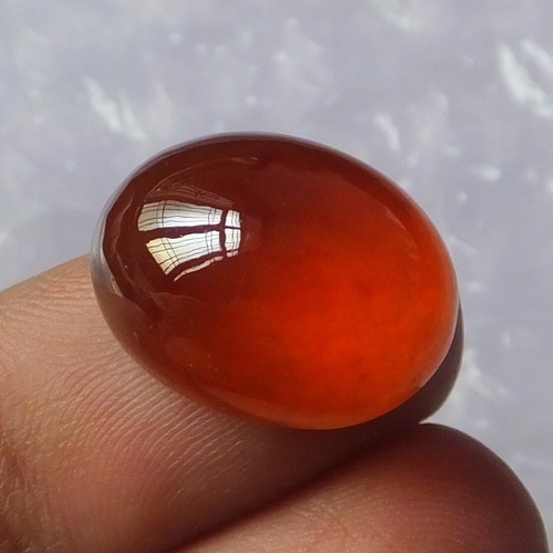 Hessonite Garnet Cabochon Orange Color 17.75 Carat 17.6X14 mm Oval ...