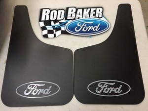 05-14 Ford F-150 Flat Mud Flaps Black Splash Guards Front and Rear OEM ...