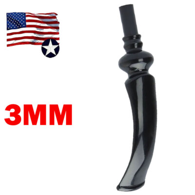 1PC 3mm Curved Pipe Stem Acrylic Stem Mouthpiece Replacement For ...