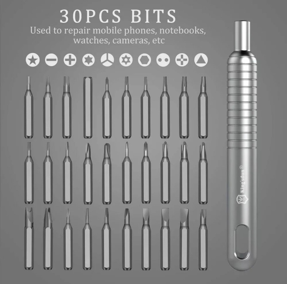 30PC Micro Torx Screwdriver Bits Tools Kit Set For Repair Electronics ...