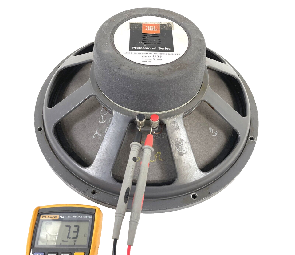 Vintage JBL 2135 8-OHM 15” Extended Range Speaker / Woofer 100W Tested ...