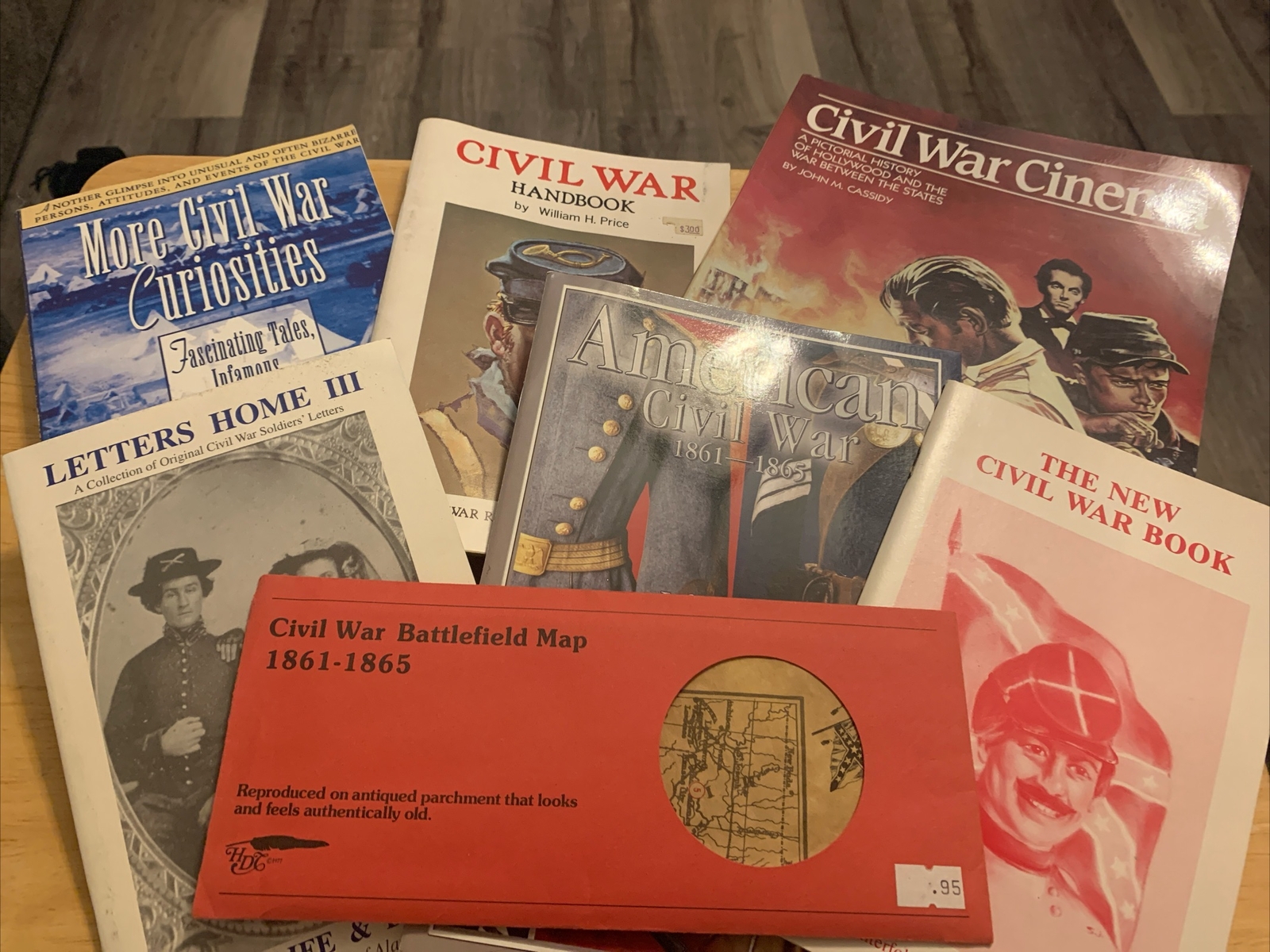 Civil War Books Battle Field Map Vintage Lot of 7 | eBay