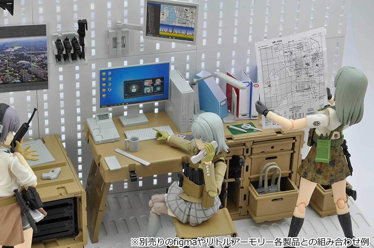 TOMYTEC 1/12 Little Armory LD039 FIELD DESK A2 Model Kit 318804 From ...