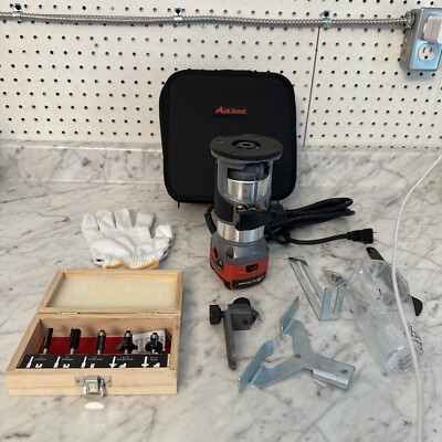 AVID POWER 6.5 Amp 1.25 HP Compact Router Tools for Woodworking, Fixed ...