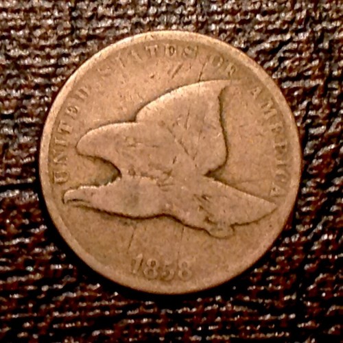 1858 US Flying Eagle Cent cd - | eBay