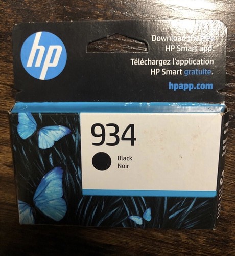 HP 934 Black Ink Cartridge (Brand New OEM Box) | eBay