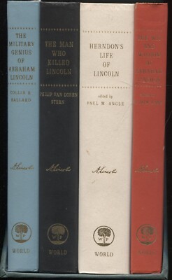 The Lincoln Centennial Library: 4 hardbound volumes in slipcase | eBay