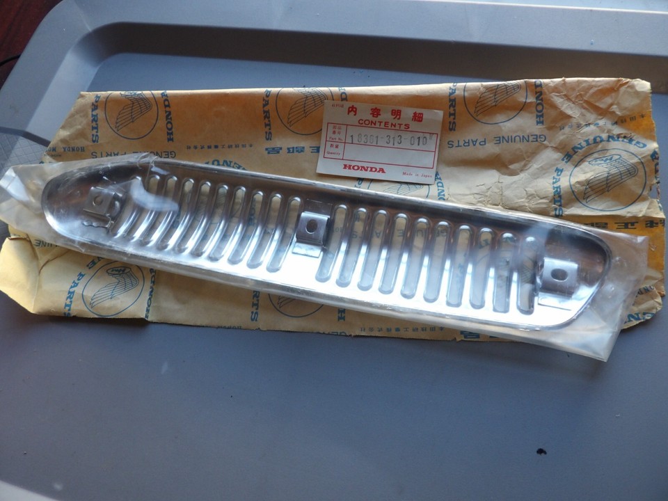 NOS Honda SL175 K0 1970 Genuine Muffler Protector Heat Shield 18361-313 ...