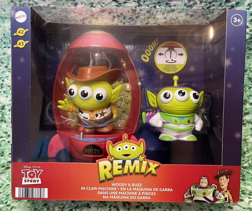 NEW/Sealed Disney Pixar Toy Story Remix Woody & Buzz Claw Machine #42/ ...