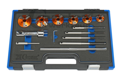 Valve Refacing + Seating Tool, 14 pcs., cutters 30-75° 28-65 mm | eBay