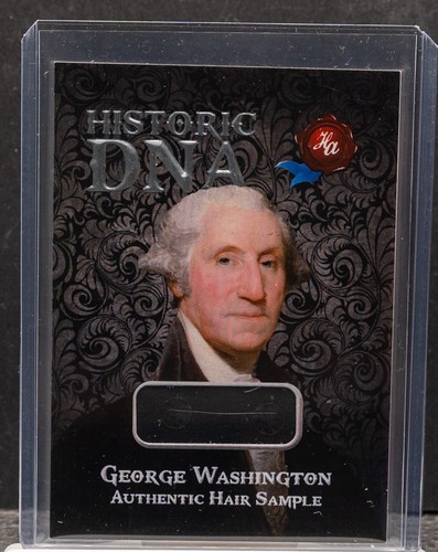George Washington 2020 Historic Autographs Historic DNA Hair Sample ...
