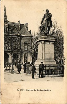 CPA Paris 11e Paris-Statue de Ledru-Rollin (313667) | eBay