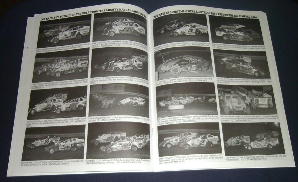 2000 Big Diamond Raceway Program Jeff Strunk Danny Massey Brian Seidel ...