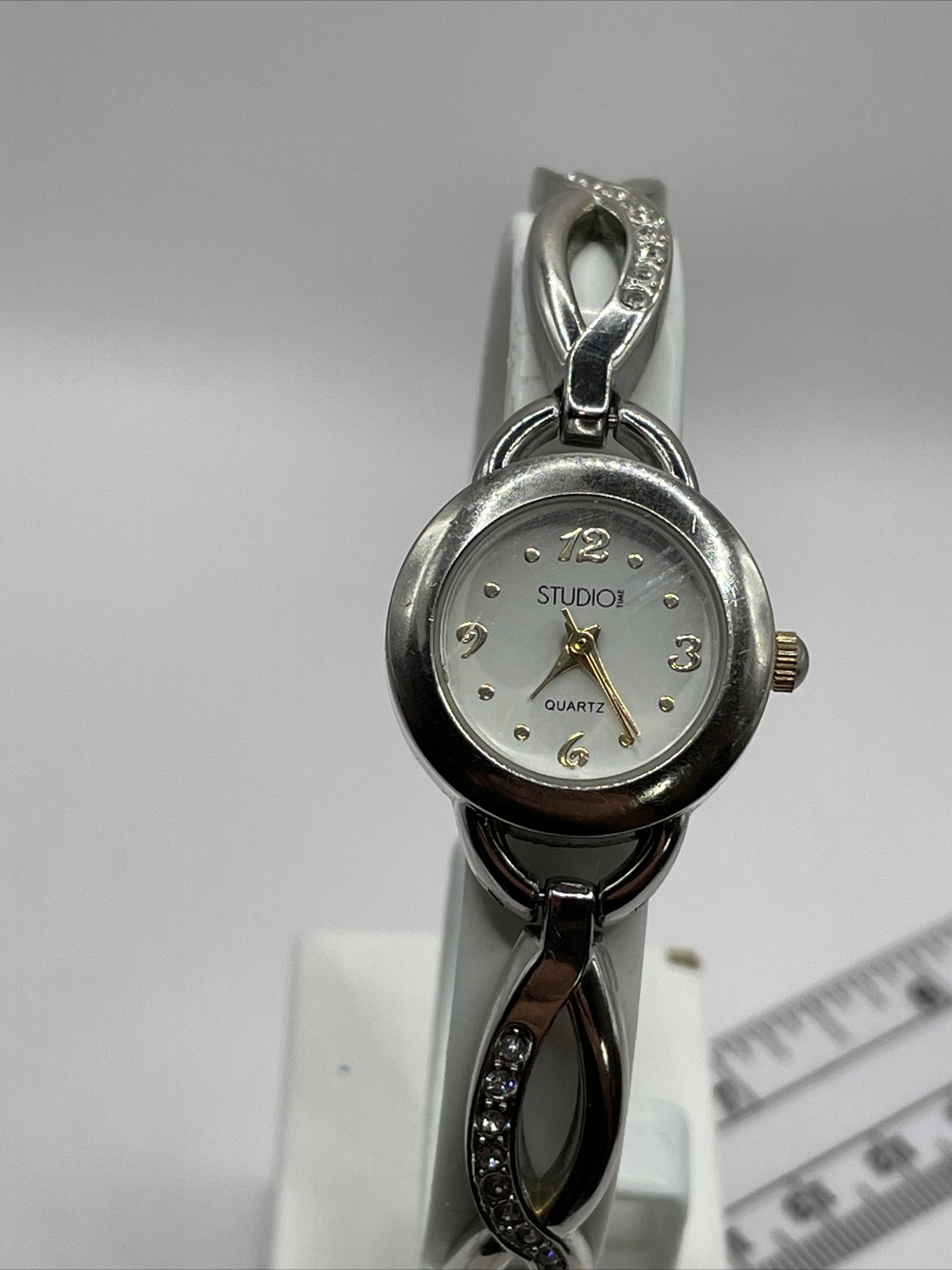 Studio time watch,women's,rhinestones ,clasp band | eBay