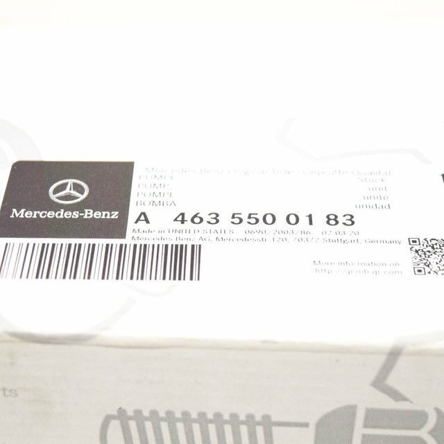 Mercedes-Benz G W463 Differential Lock Control Pump A4635500183 OEM for ...