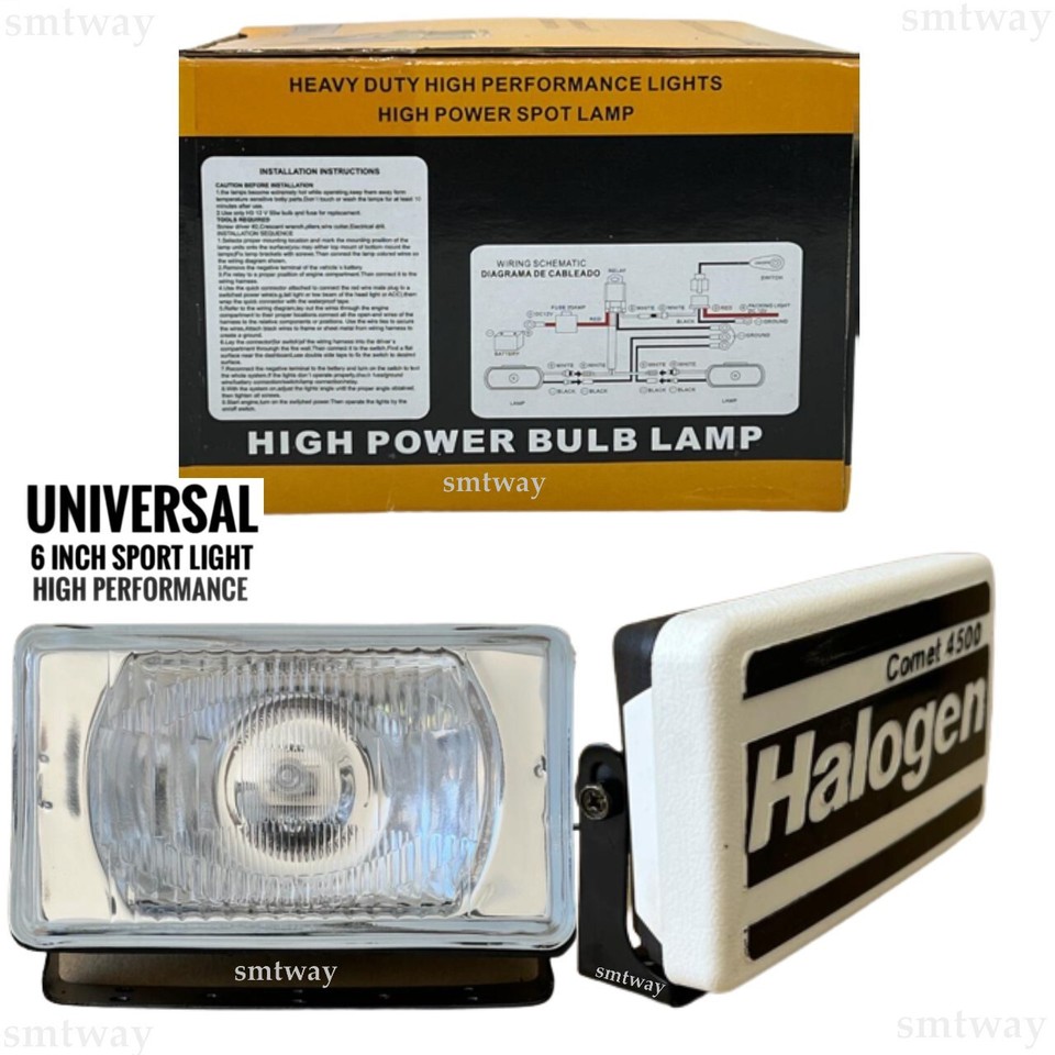 Universal Fog Spot Light CLEAR 12V 55W Adjustable KE70 AE86 FREE ...