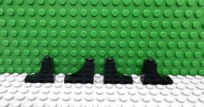 Lego 4 Black 1x3x2 Inverted Arch brick block NEW | eBay