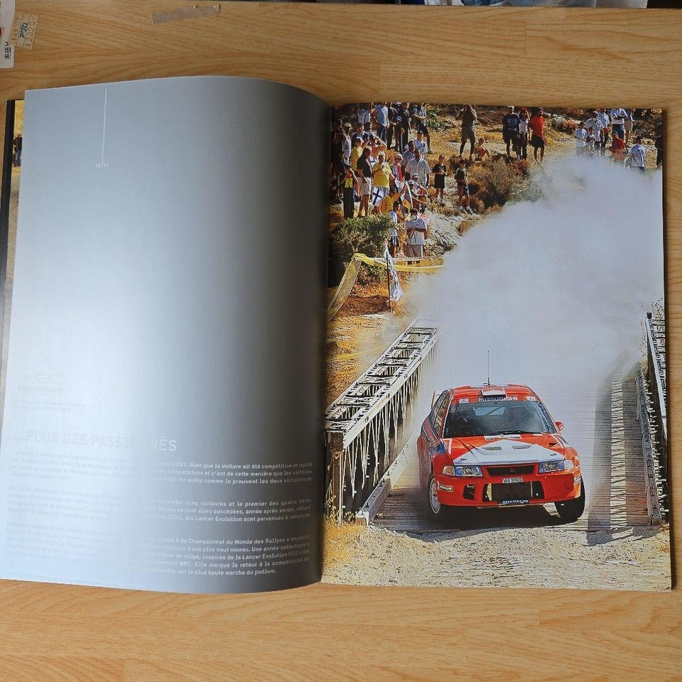Mitsubishi Lancer Evolution VIII Evo 8 Catalog Brochure 2004 French WRC ...