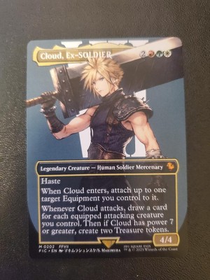Cloud, Ex-SOLDIER (Borderless) Commander: Final Fantasy Regular | eBay