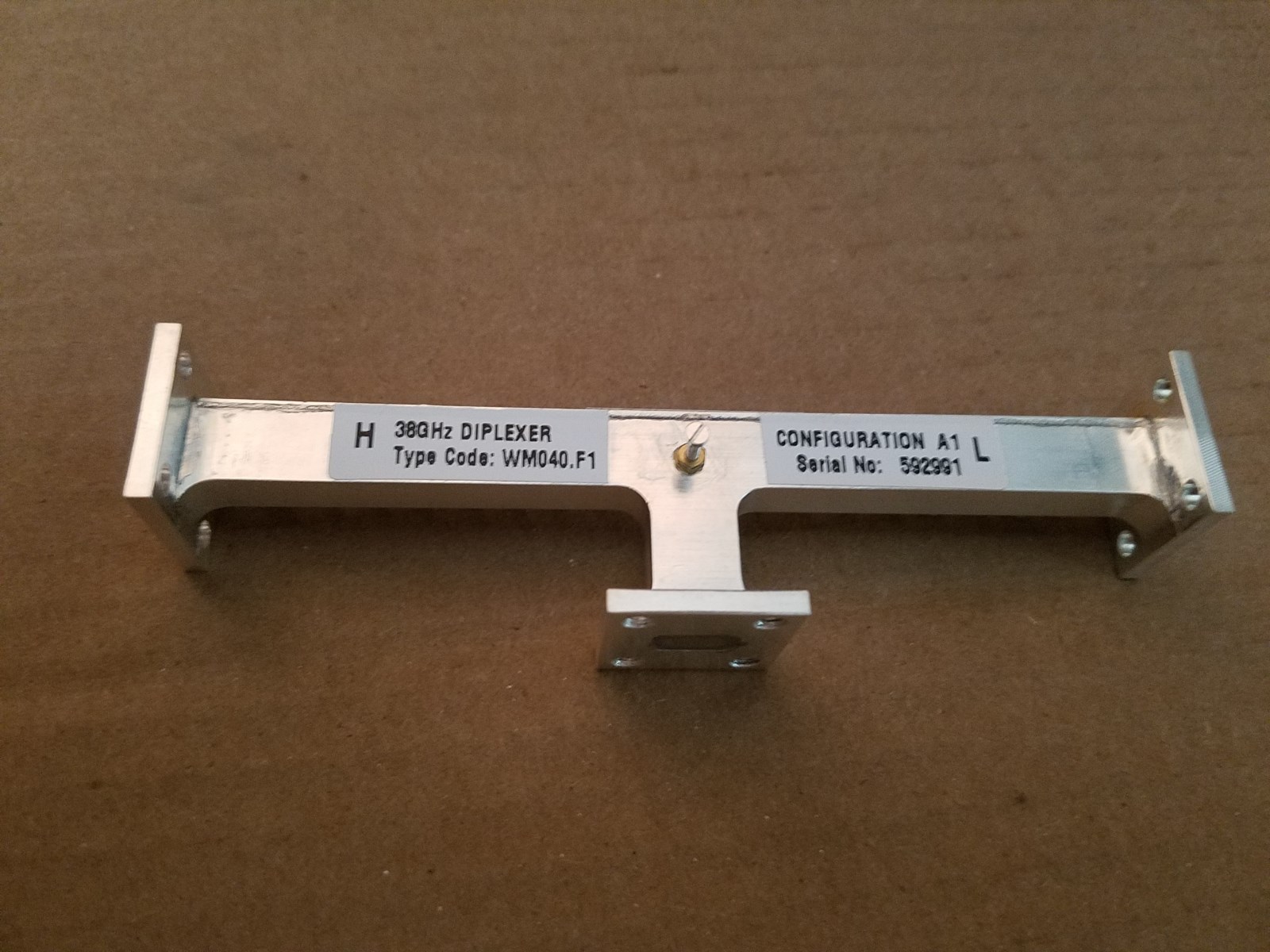 Filtronic Comtek Waveguide Filter Diplexer WM040.F1 38GHz Microwave ...