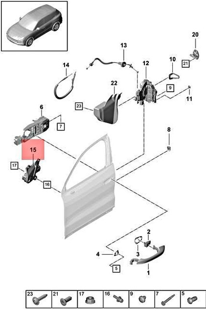 Genuine Porsche Lock Motor 9Y0-837-003 for sale online | eBay