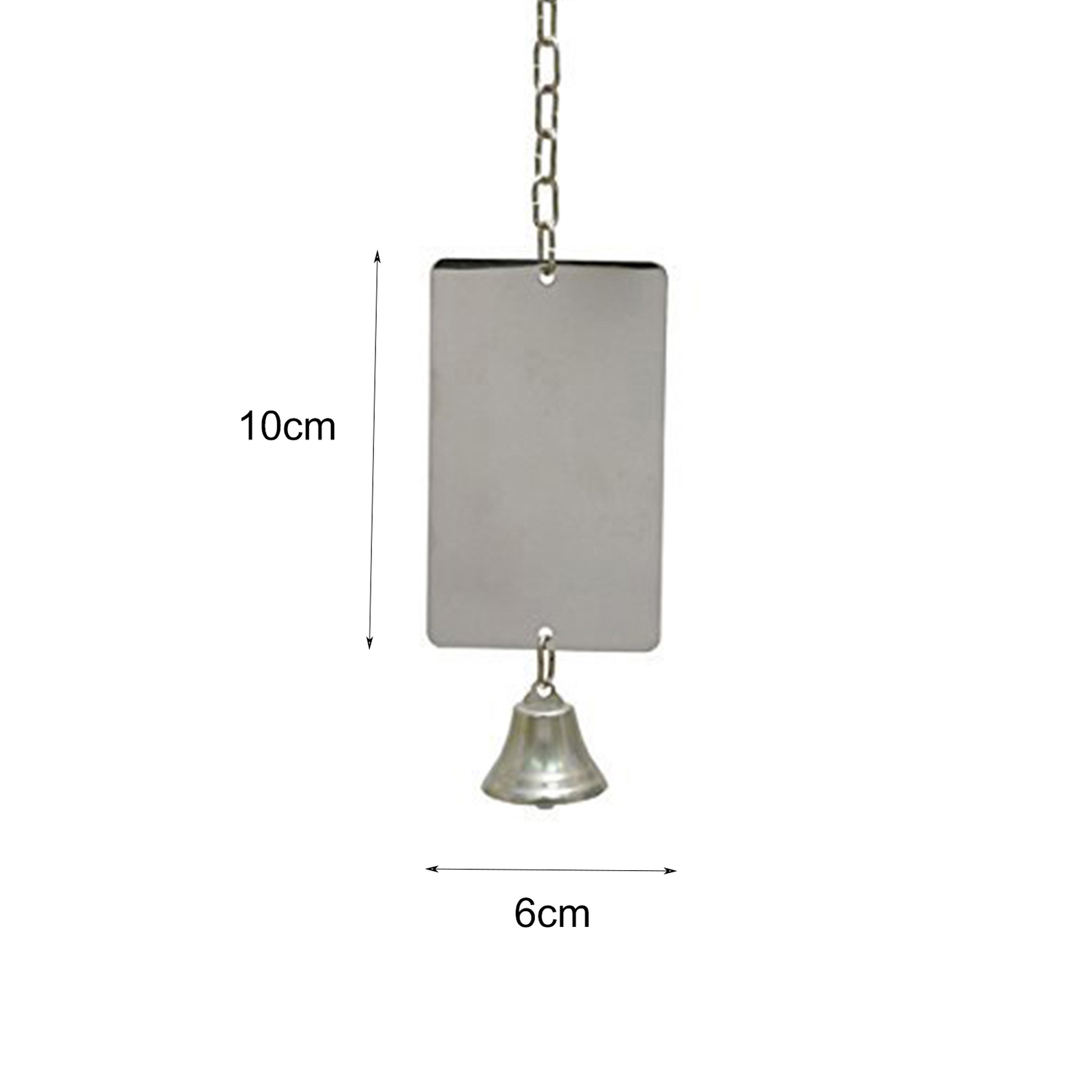 Bird Mirror Convenient Lightweight Parrots Toys Bell Mirror Cute | eBay