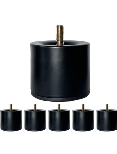 Metal Bed Legs Replacement, 2-Inch Black Set of 6 - New, FAST SHIPPING ...