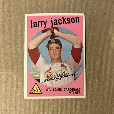 1959 Topps Baseball Larry Jackson St. Louis Cardinals Card #399 | eBay