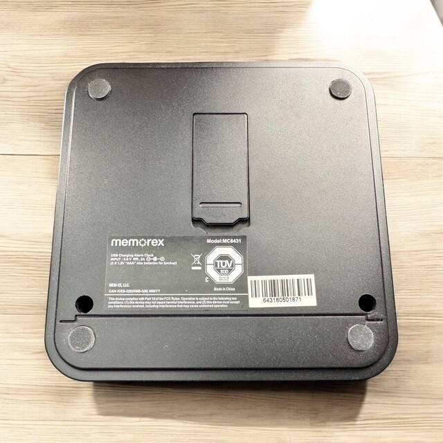 Memorex MC8431 2 USB Charging Alarm Clock Radio with 1.2'' LCD Display ...