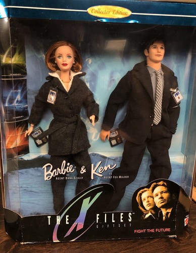 Barbie & Ken- The X Files Gift Set 1998 Collector Edition Series Scully ...