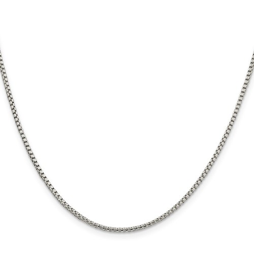 Sterling Silver 1.75mm Round Box Chain | eBay
