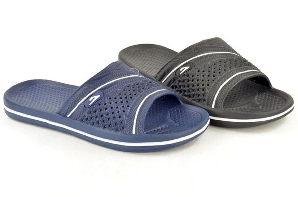 Ladies Pool Sliders EVA Beach Shower Slip On Lightweight Waterproof ...