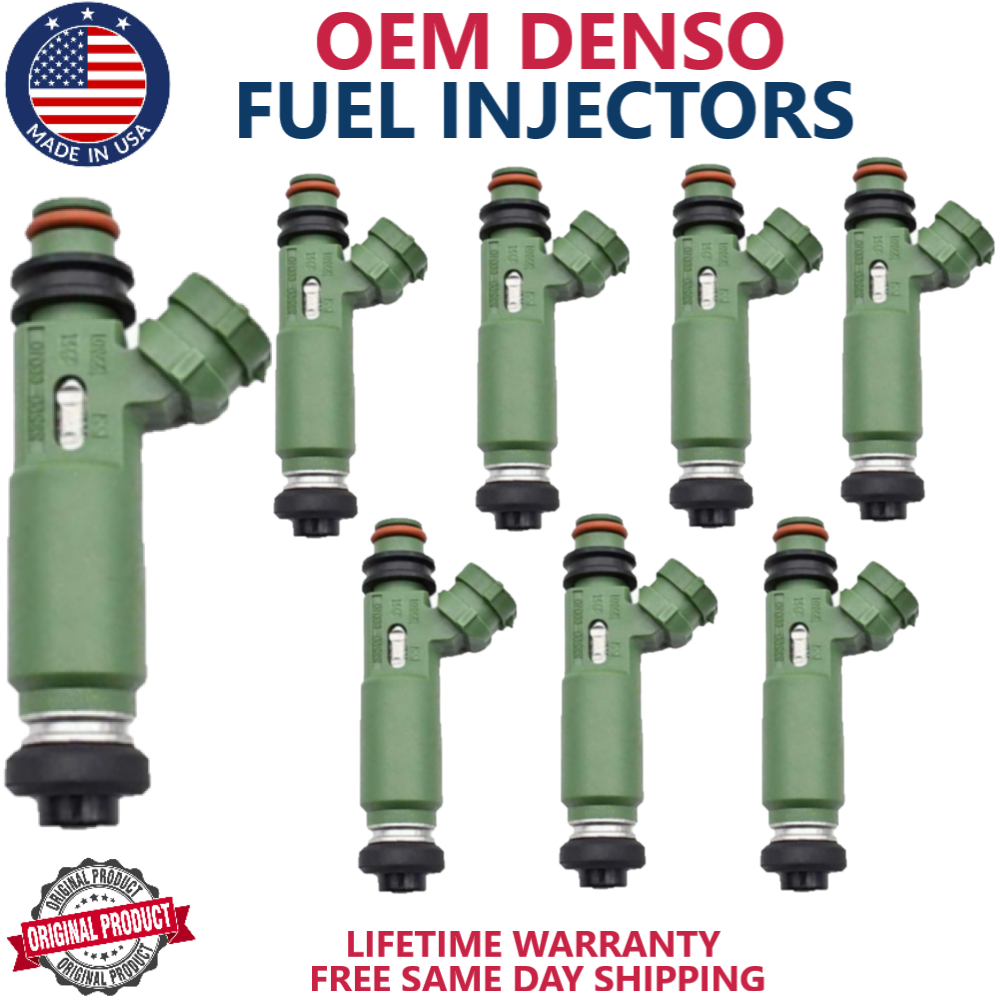 NEW SET OF 8 OEM DENSO Fuel Injectors For 1993 1994 1995 1996 1997 ...