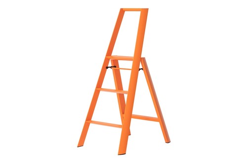 Ladders Lucano Step Ladder, 3-Step Orange | eBay