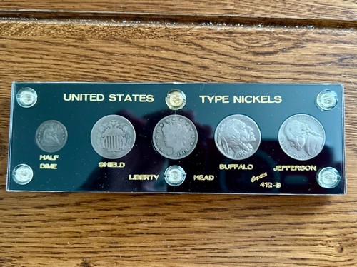 REDUCED 1853, 1867, 1910, 1937, 1952 United States Type Nickels Set | eBay