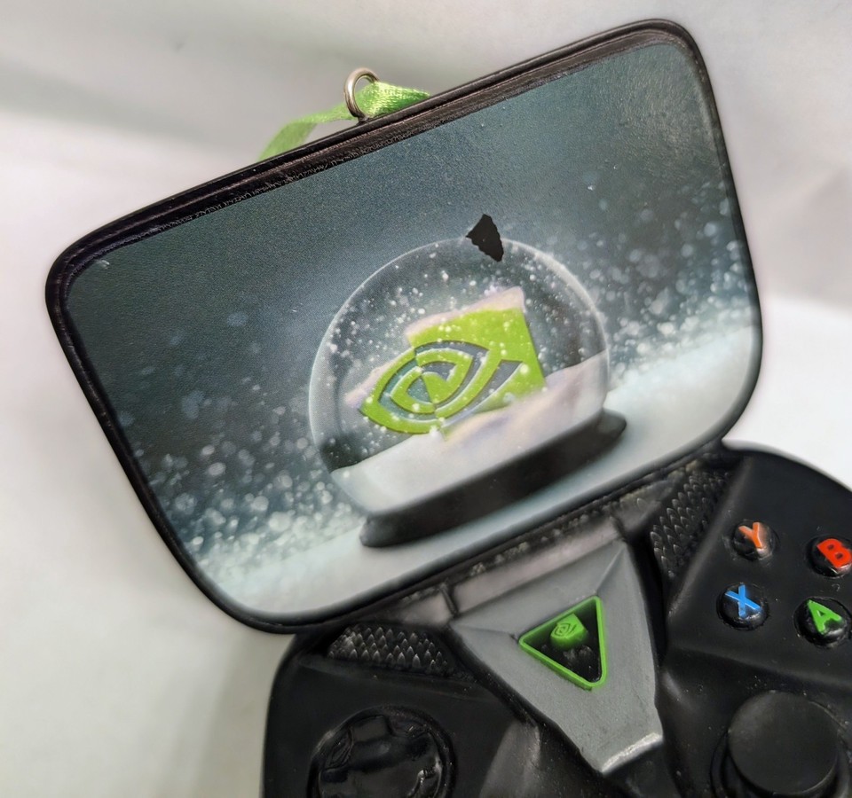 .RARE NVIDIA Shield Portable Console Ornament.Promo.Gaming.Controller ...