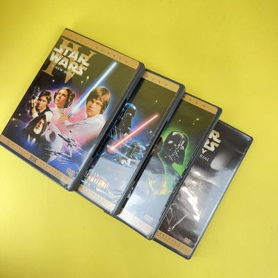Star Wars Trilogy (DVD, 2004, 4-Disc Set, Full Screen) Vintage DVD Box ...