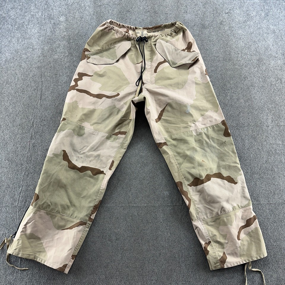 US ARMY Pant Mens Small Regular Desert Storm Tri Color Camo Extreme ...