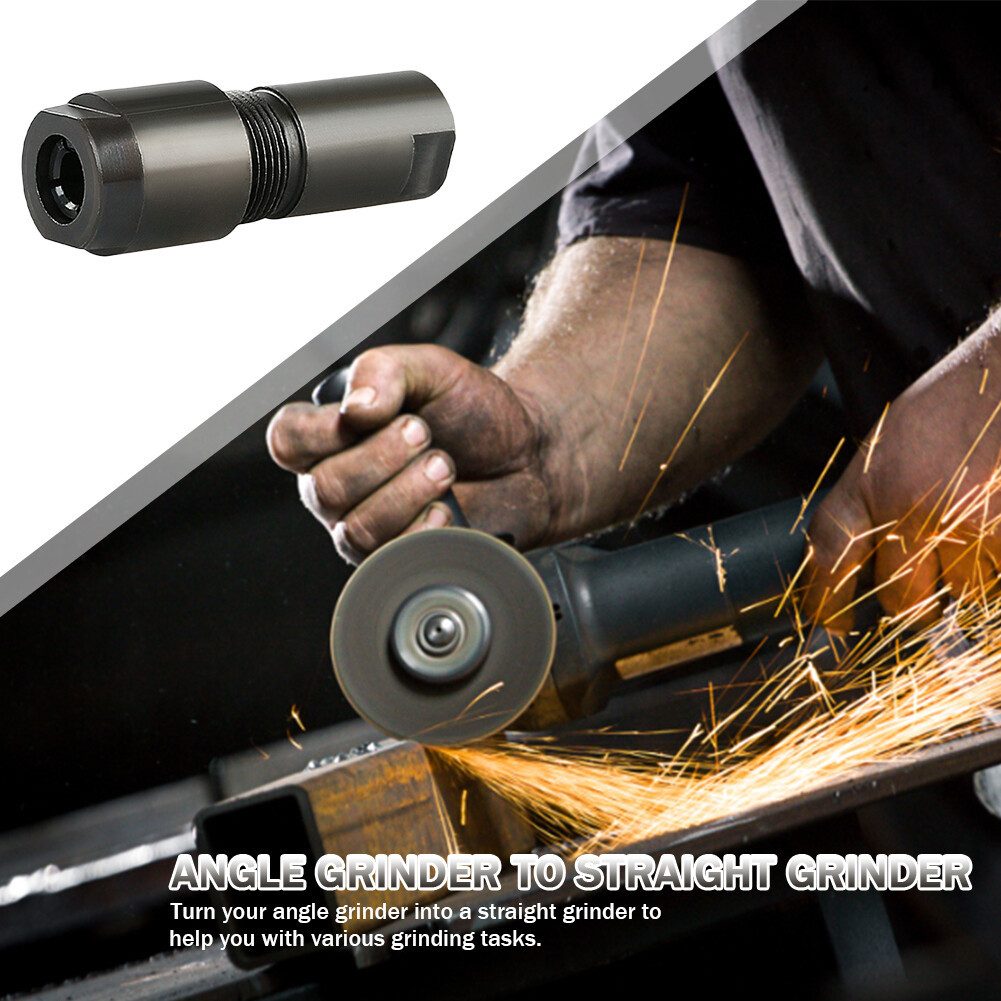 2pcs Angle Grinder Modified Adapter to Straight Grinder Chuck M10 ...