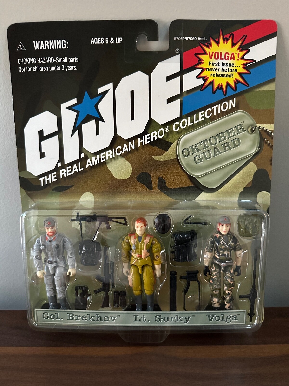 1998 Hasbro Gi Joe Oktober Guard 3pack MOC 1st Volga Lt. Gorky Col ...